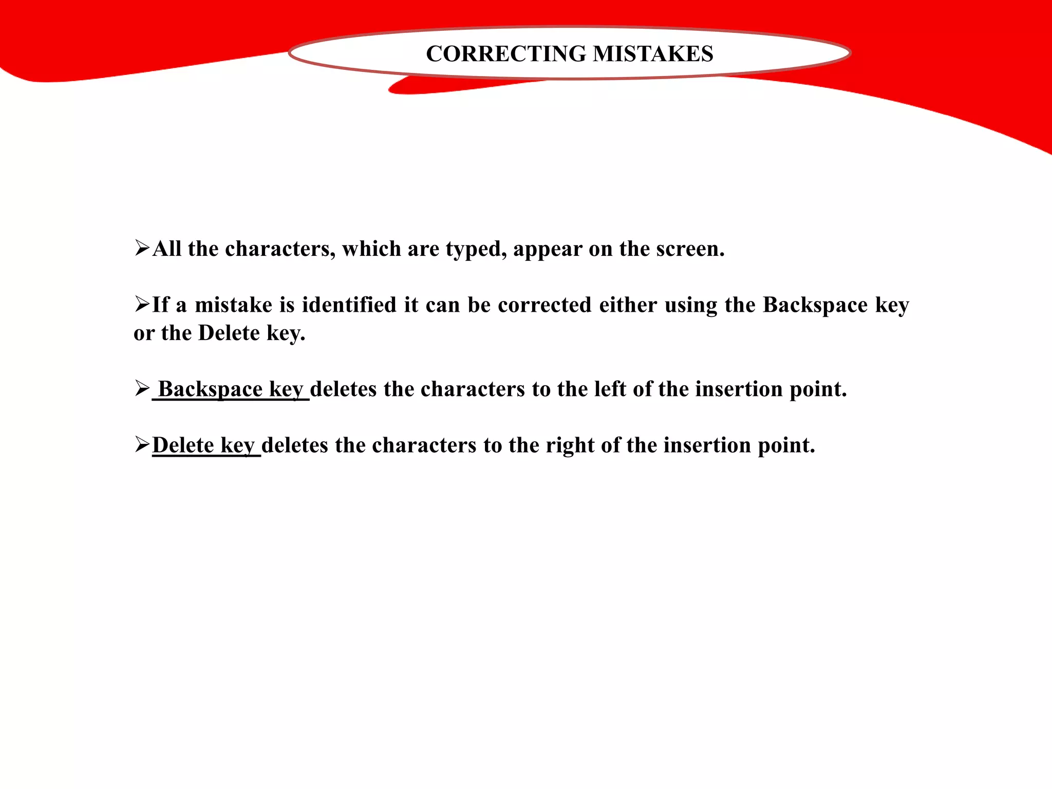 Correcting Mistakes - R.D.Sivakumar | PPT