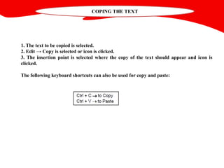 Copying the Text - R.D.Sivakumar | PPTX