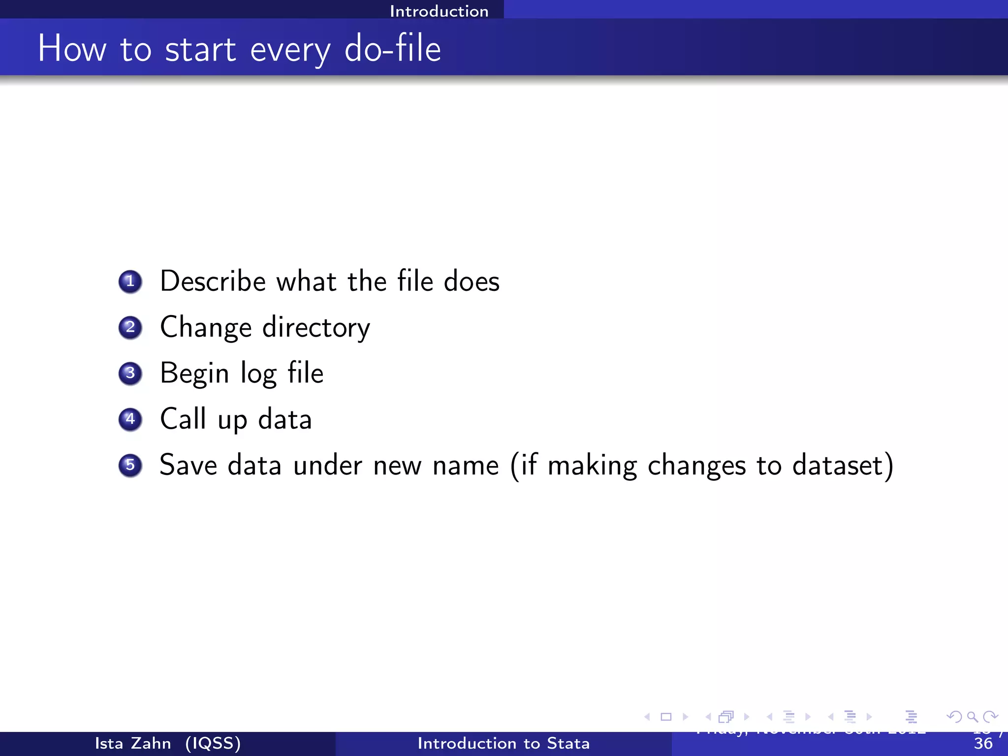 Introduction to Stata | PDF