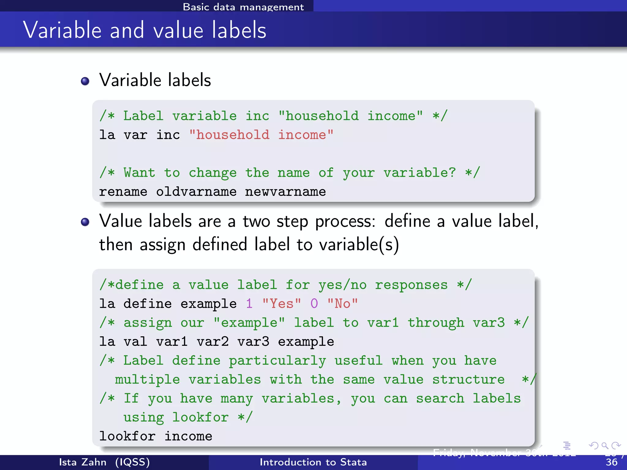 Introduction to Stata | PDF