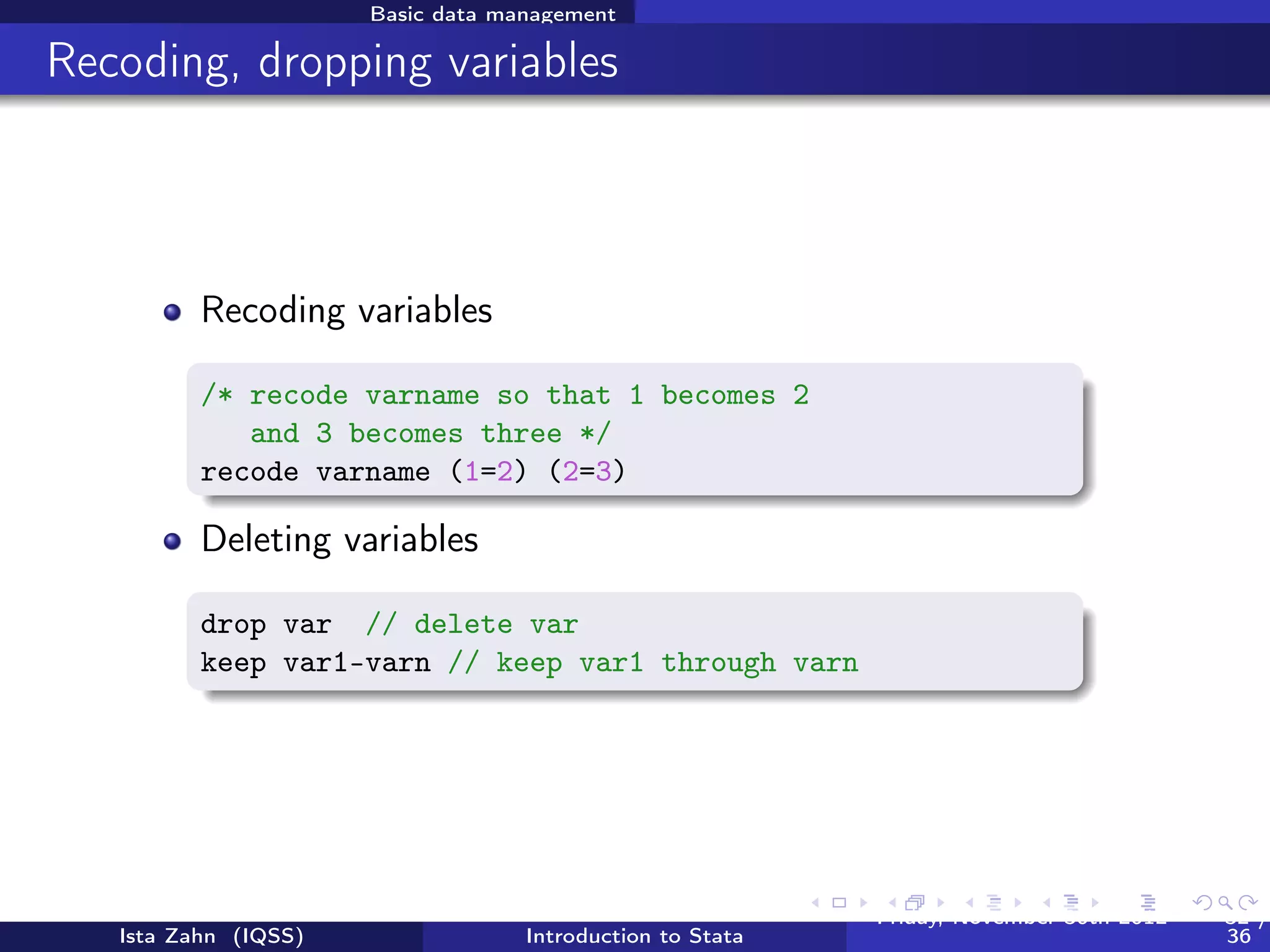 Introduction to Stata | PDF