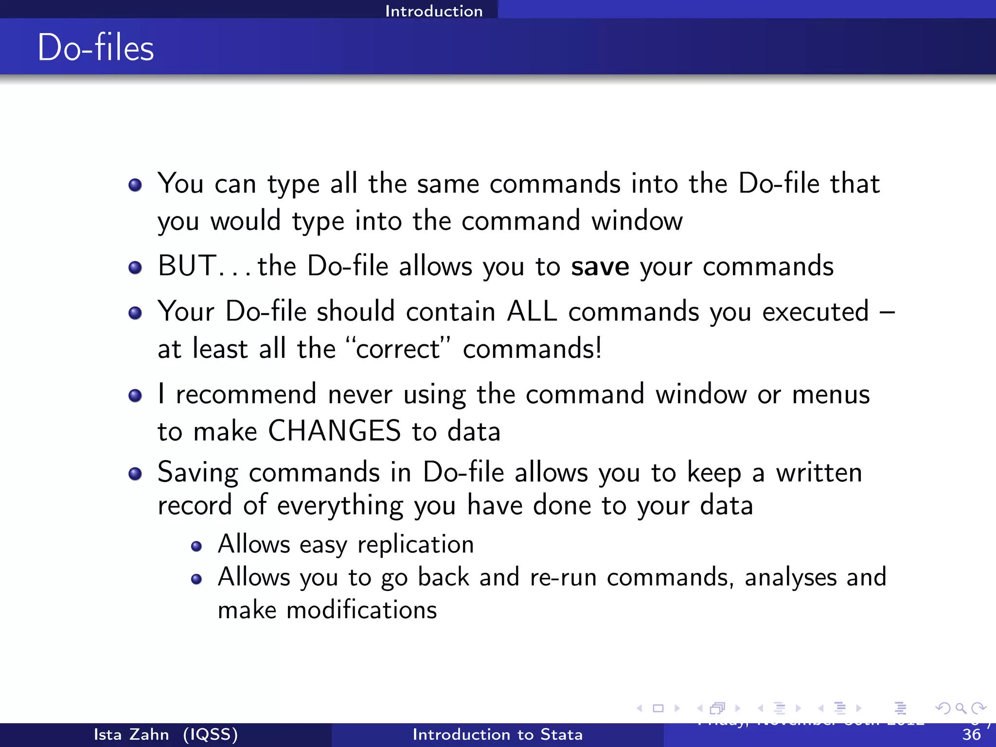 Introduction to Stata | PDF