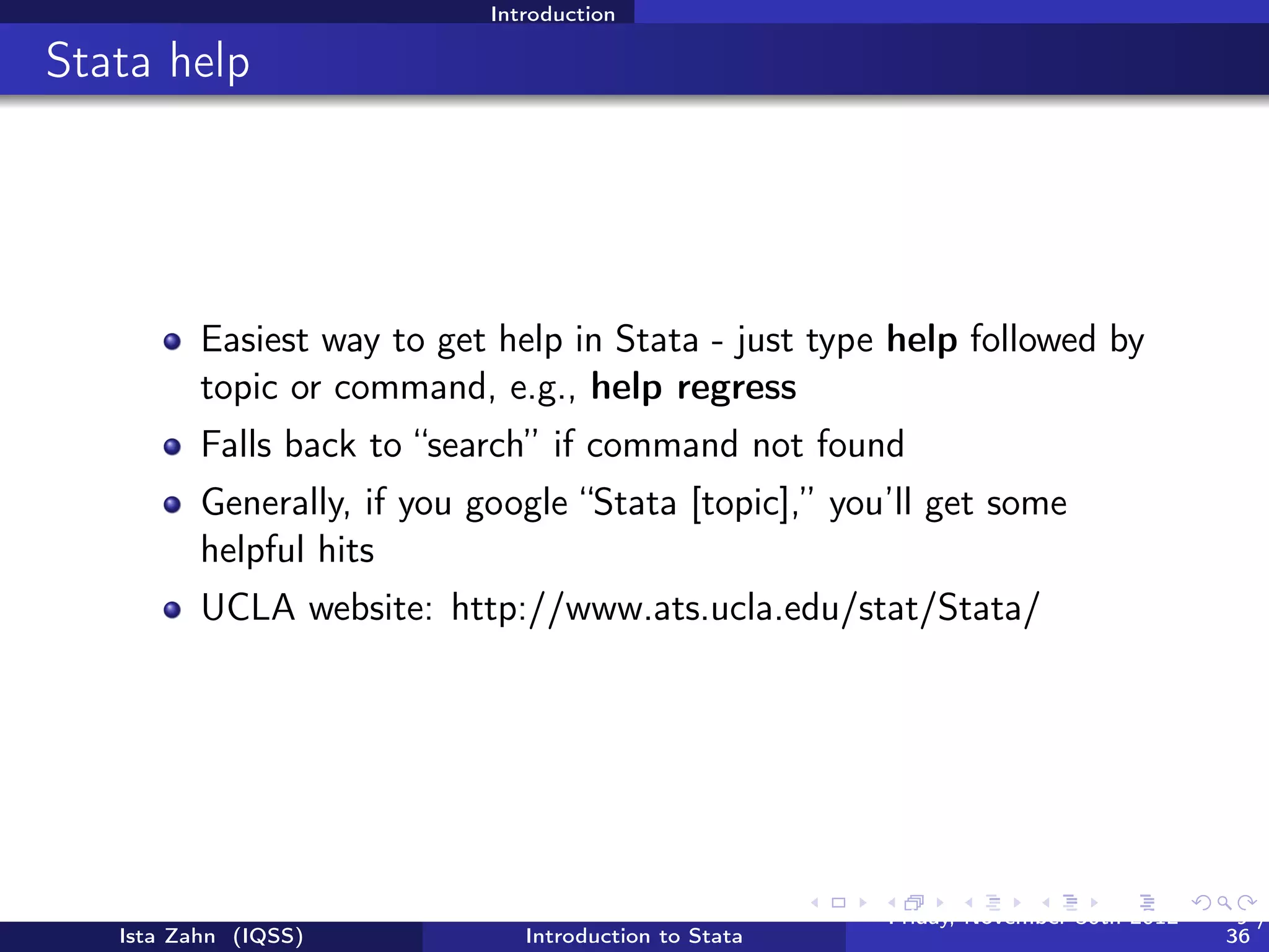 Introduction to Stata | PDF