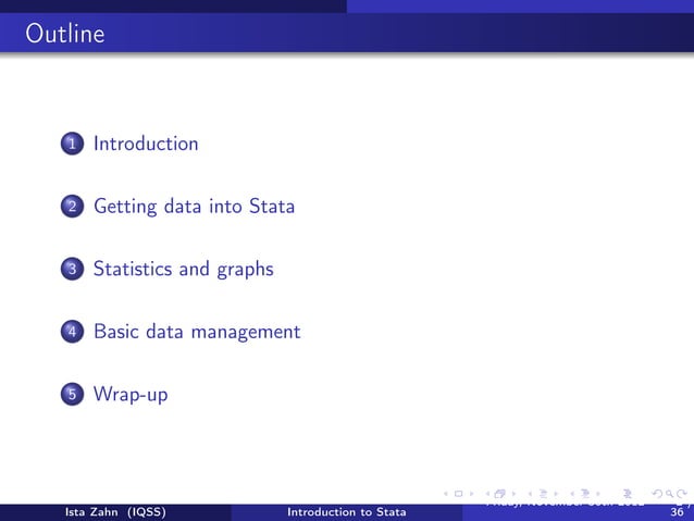 Introduction to Stata | PDF