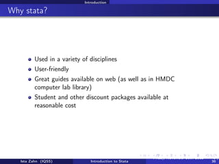 Introduction to Stata | PDF