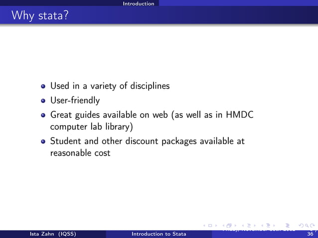 Introduction to Stata | PDF