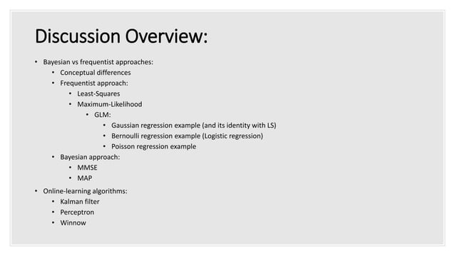 Intro to statistical signal processing | PPT Intro to statistical signal processing | PPT