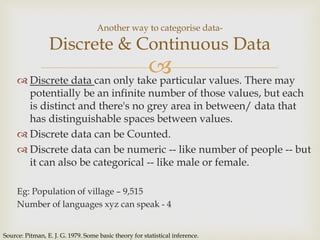 Introduction to statistics | PPT