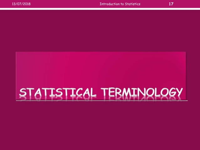Intro to stats | PPTX | Science