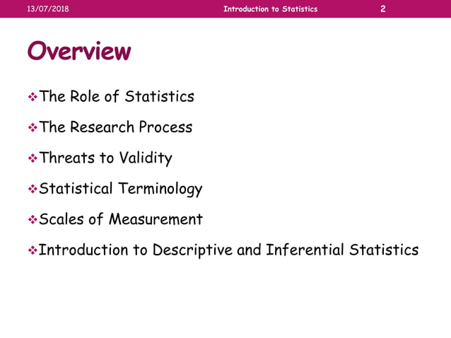 Intro to stats | PPTX | Science