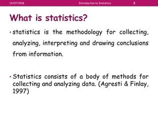 Intro to stats | PPT
