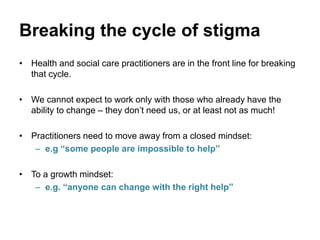 Introduction to stigma and stereotypes: people with problematic ...