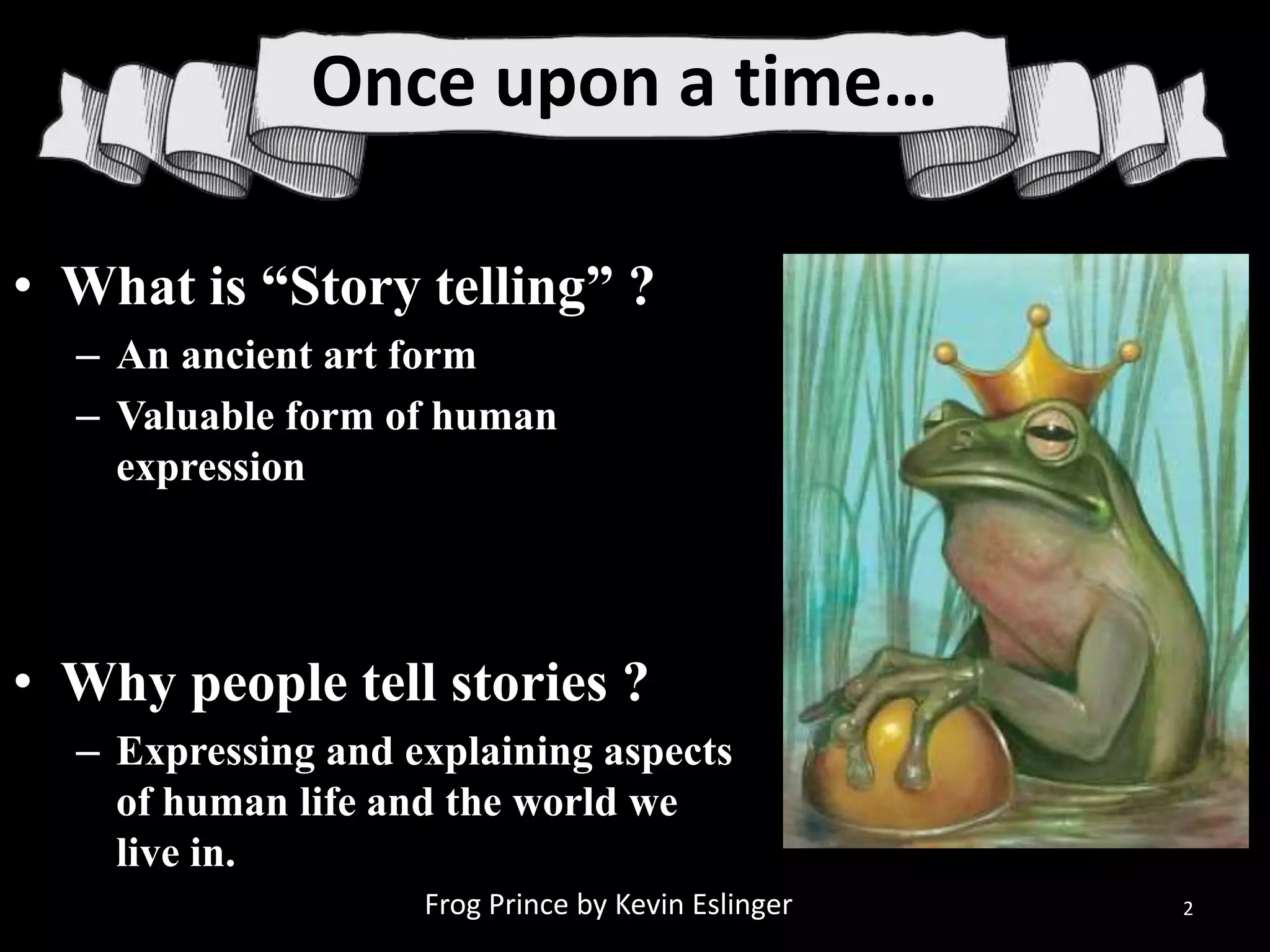 A small Introduction to storytelling | PPT