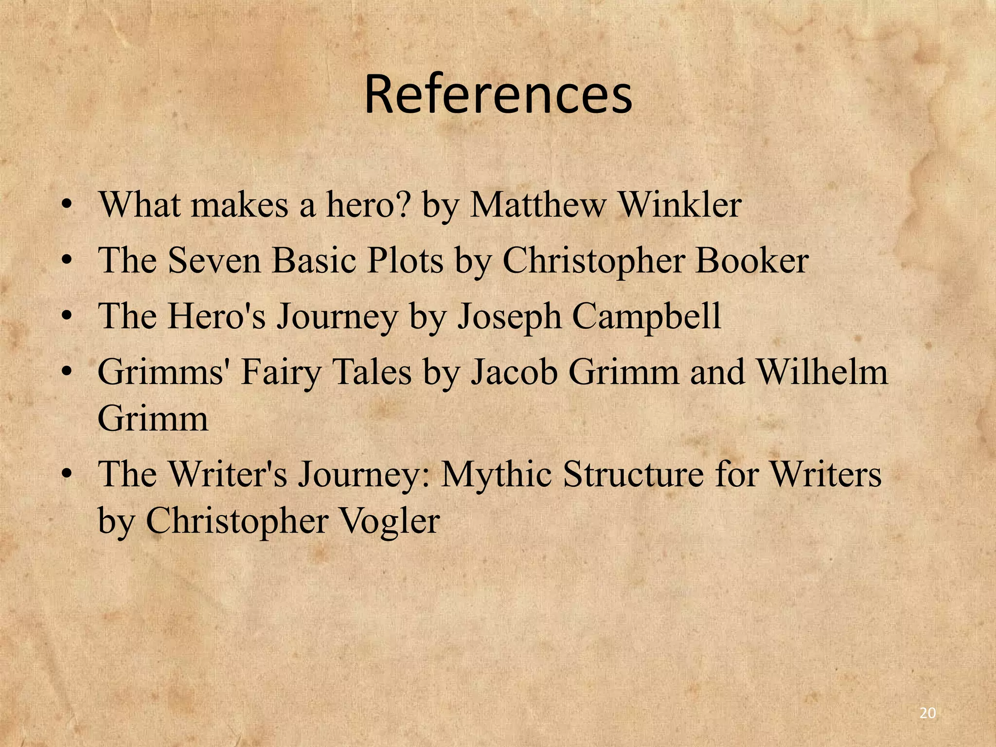 A small Introduction to storytelling | PPT