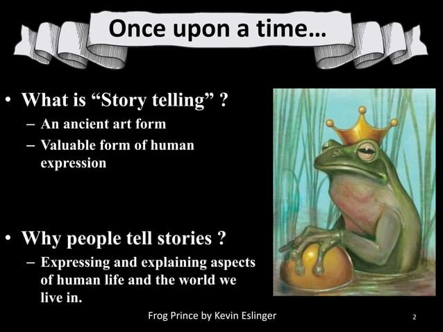 A small Introduction to storytelling | PPT