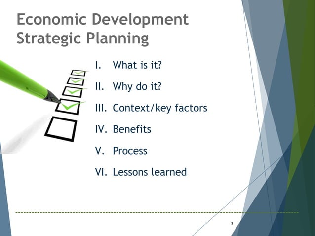 Economic Development Strategic Planning - Introduction | PPT