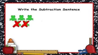 introduction to subtraction operation/removes a number | PPT