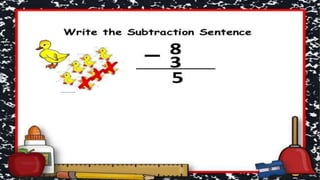 introduction to subtraction operation/removes a number | PPTX