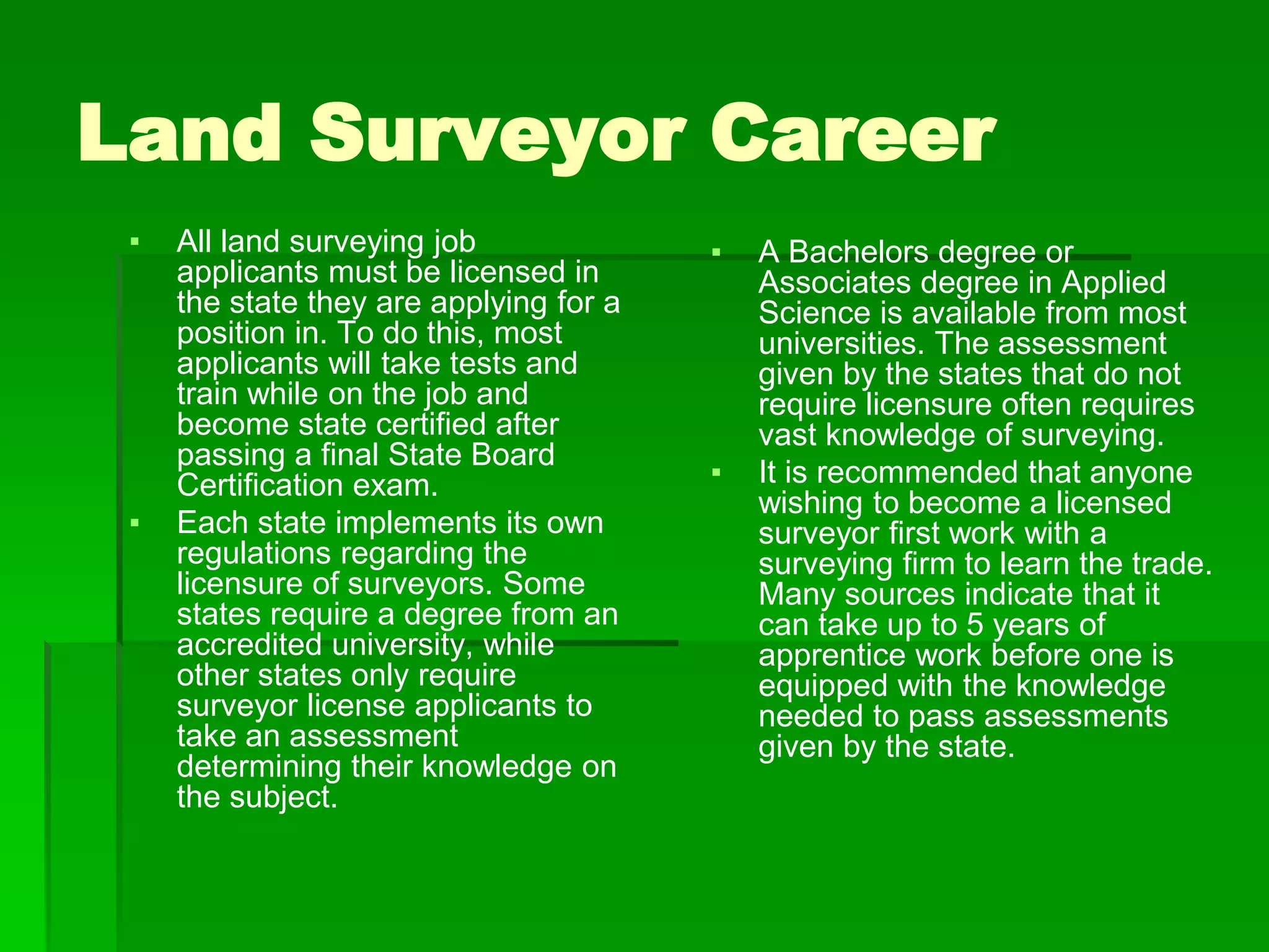 Introduction to Land Surveying | PPTX
