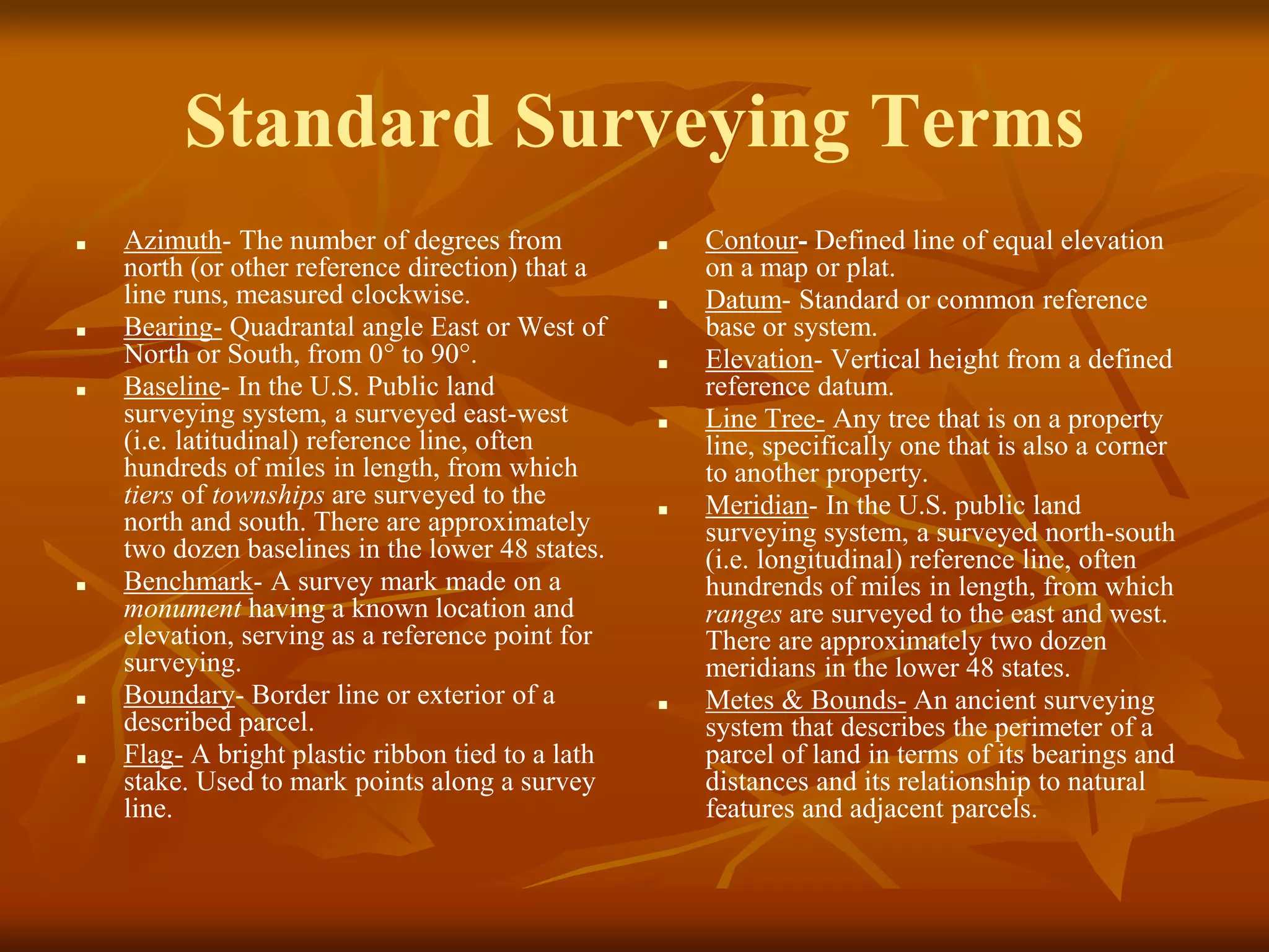 Introduction to Land Surveying | PPTX