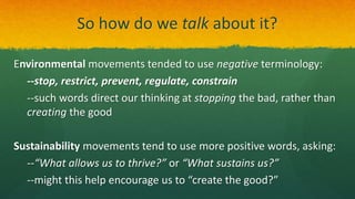 An Introduction to Sustainability | PPTX