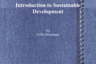 Intro To Sustainable Development | PPT | Environmental Services ...