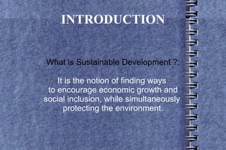 Intro To Sustainable Development | PPT | Environmental Services ...