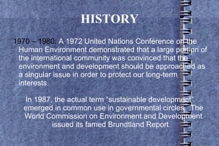 Intro To Sustainable Development | PPT