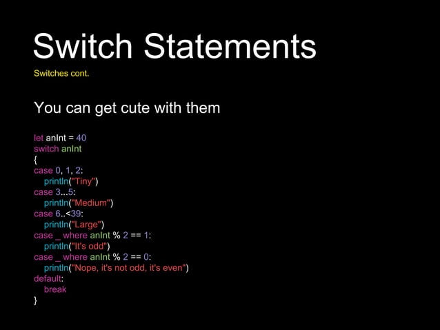 Intro to Swift techitout | PPTX