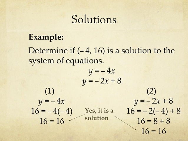 Intro to systems_of_linear_equations | PPT