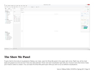 Intro to Tableau Public | PDF