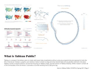 Intro to Tableau Public | PDF