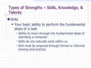 Intro To Talent Discovery And Strenghts Development | PPT
