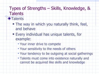Intro To Talent Discovery And Strenghts Development | PPT