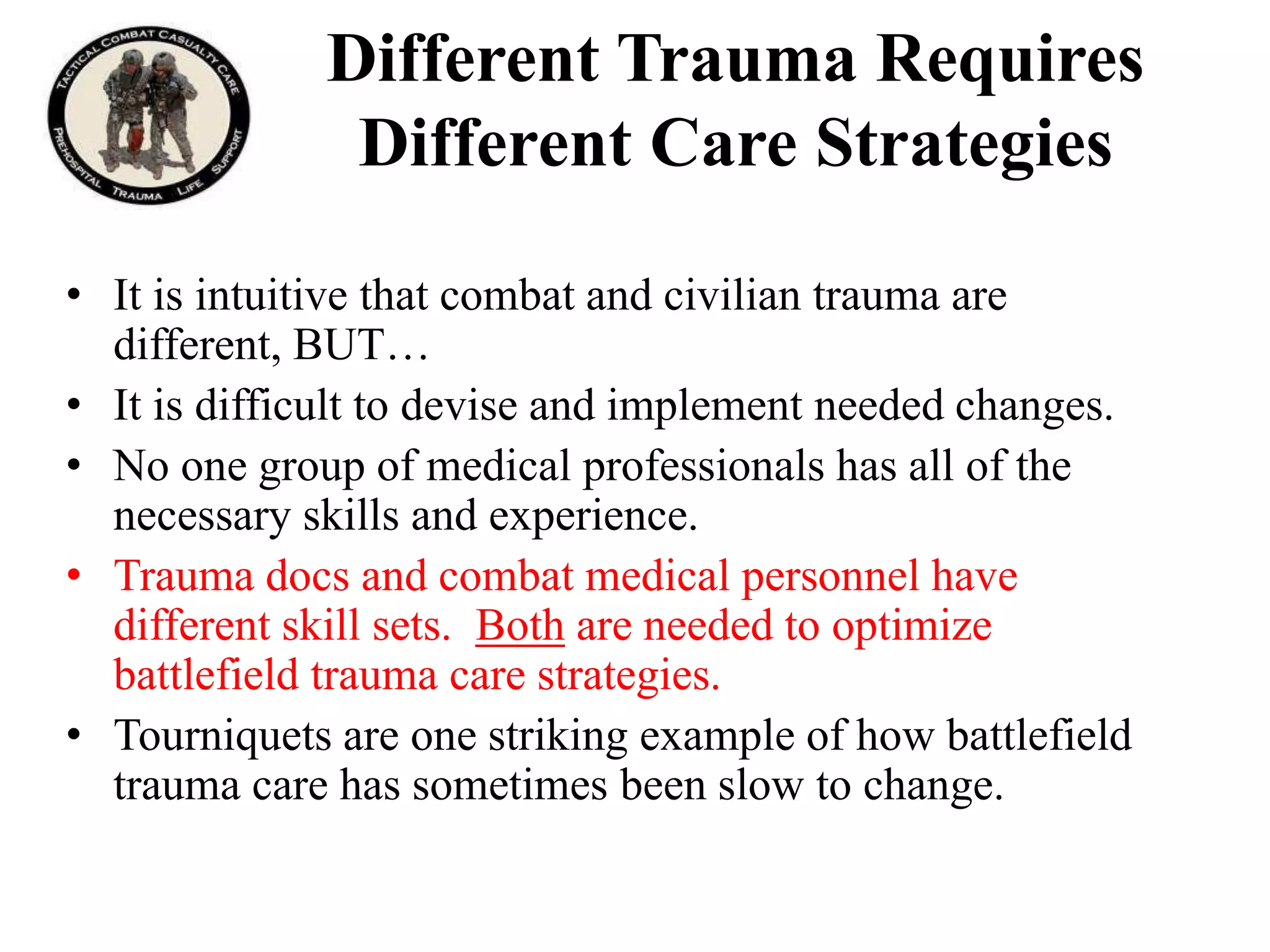 Intro to tccc | PPTX