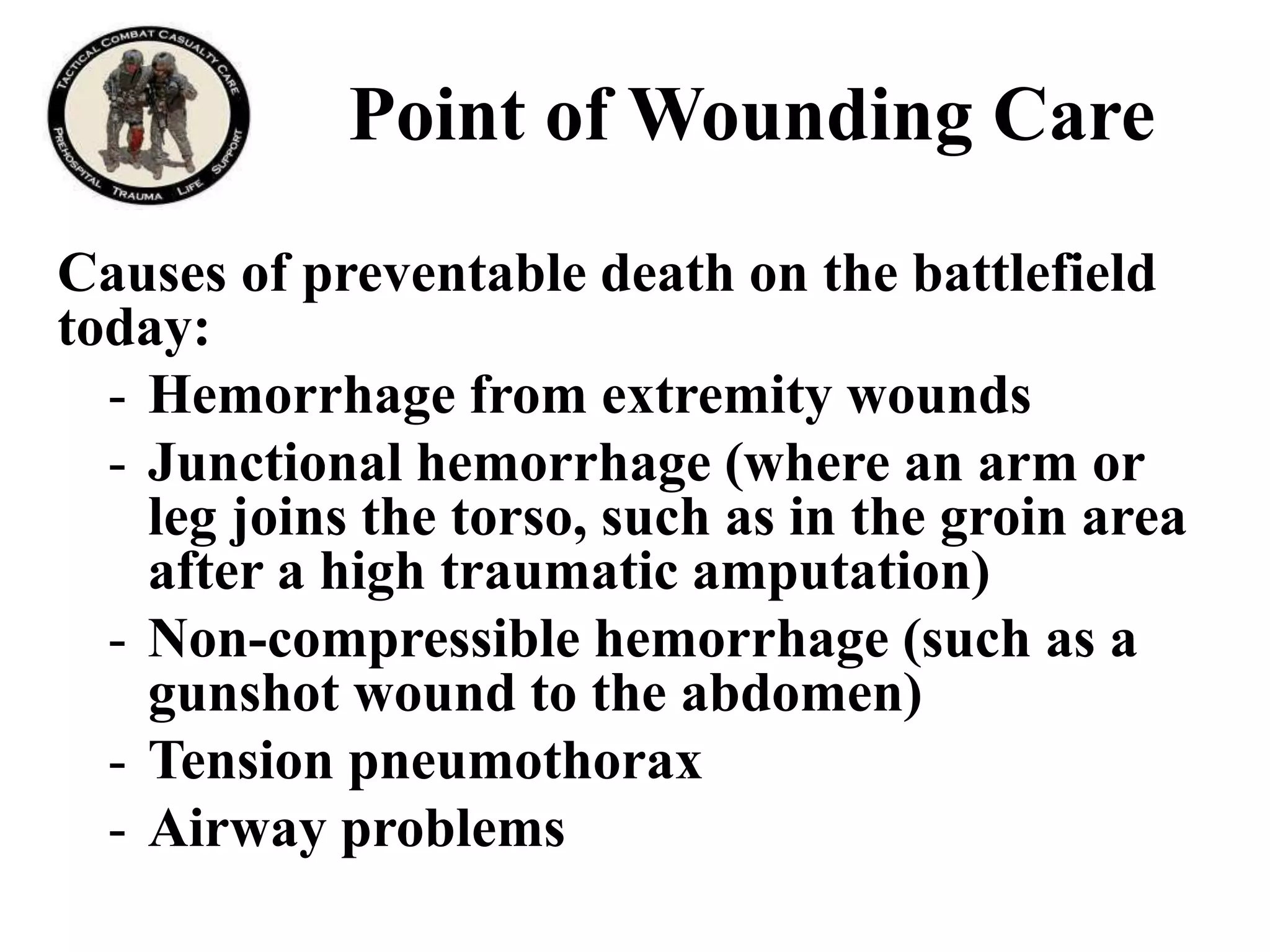 Intro to tccc | PPTX