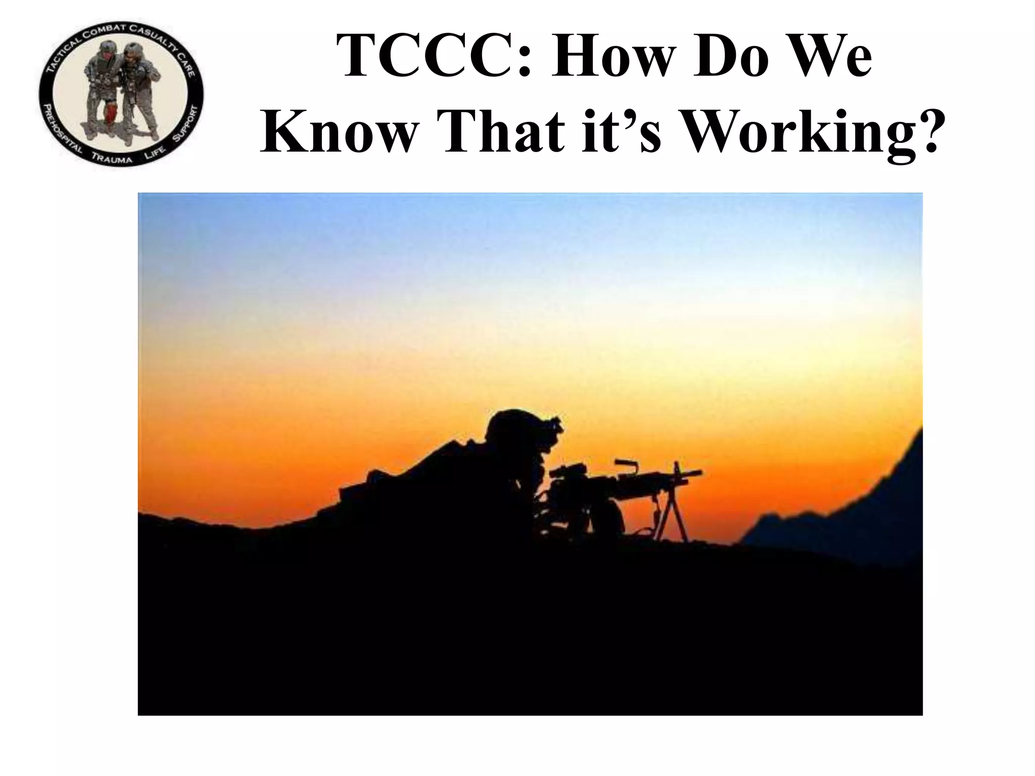 Intro to tccc | PPTX