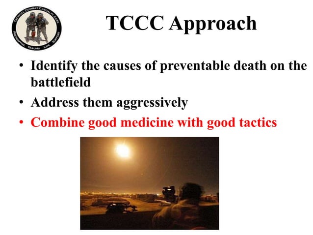 Intro to tccc | PPTX | First Aid | Injuries