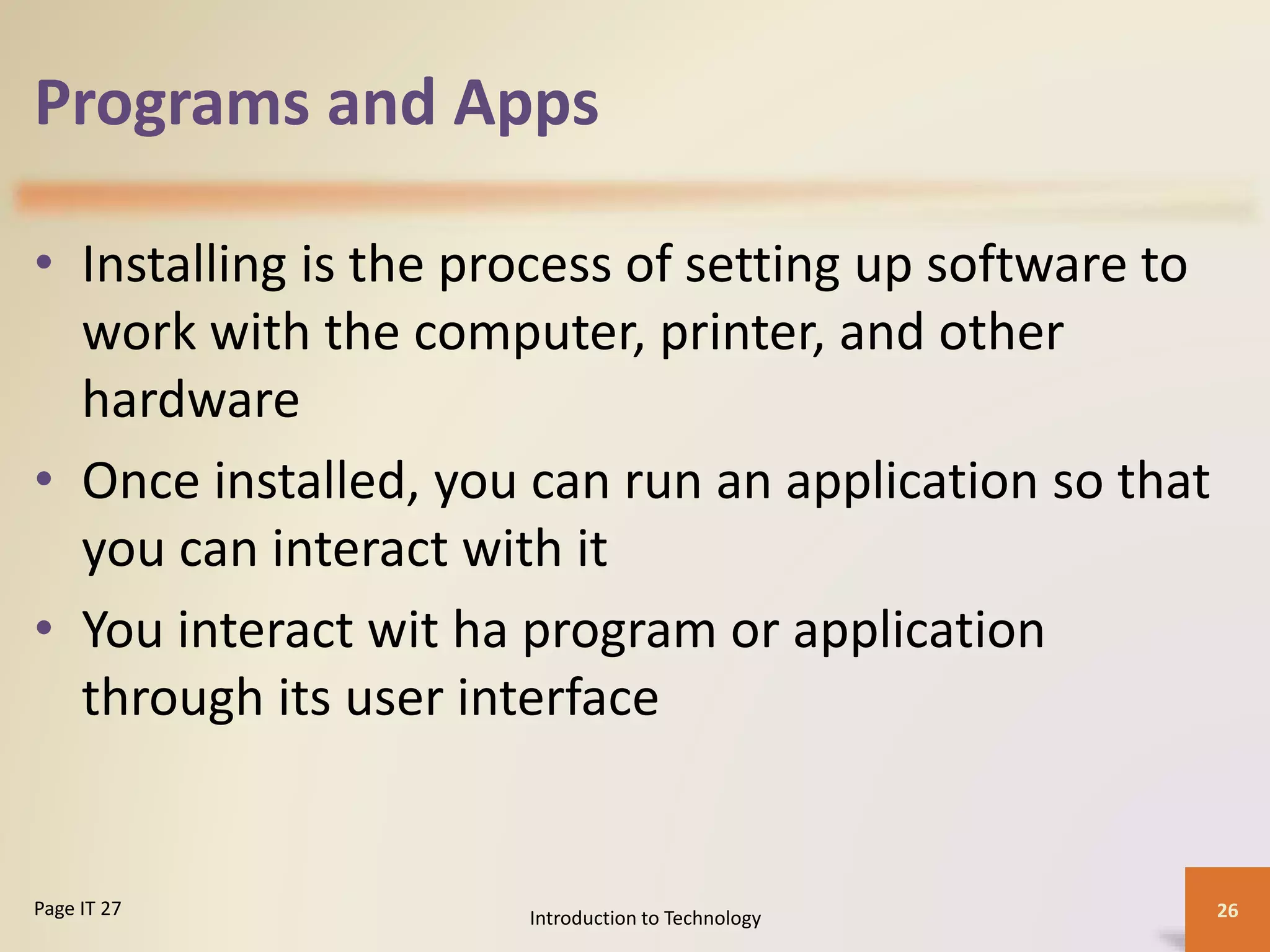 Introduction to Technology | PPTX