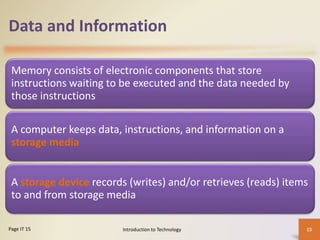 Introduction to Technology | PPTX