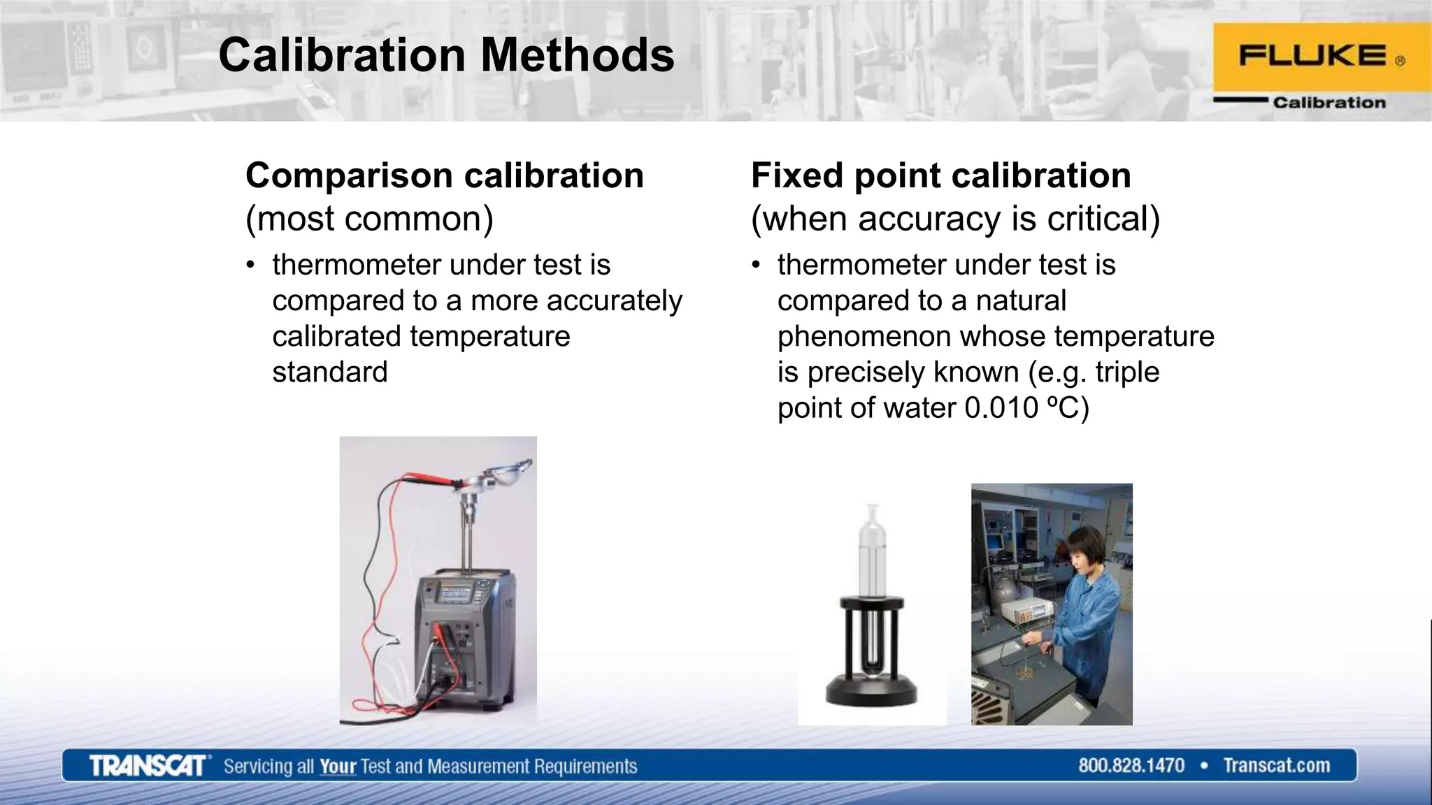 Introduction to Temperature Measurement and Calibration Presented by Fluke Calibration | PPT ...