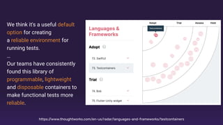 Introduction to Testcontainers | PDF | Operating Systems | Computer ...