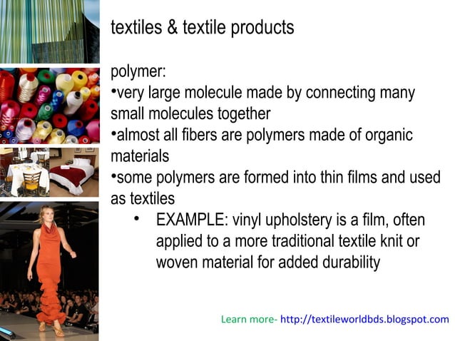 Introduction of textiles | PPT