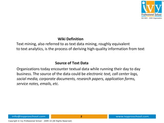 Analysing Demonetisation through Text Mining using Live Twitter Data! | PPT