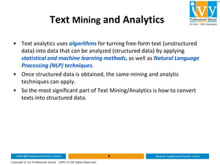 Analysing Demonetisation through Text Mining using Live Twitter Data! | PPT