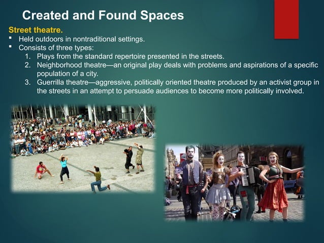 Introduction to Theatre Theatre Spaces and Venues | PPTX
