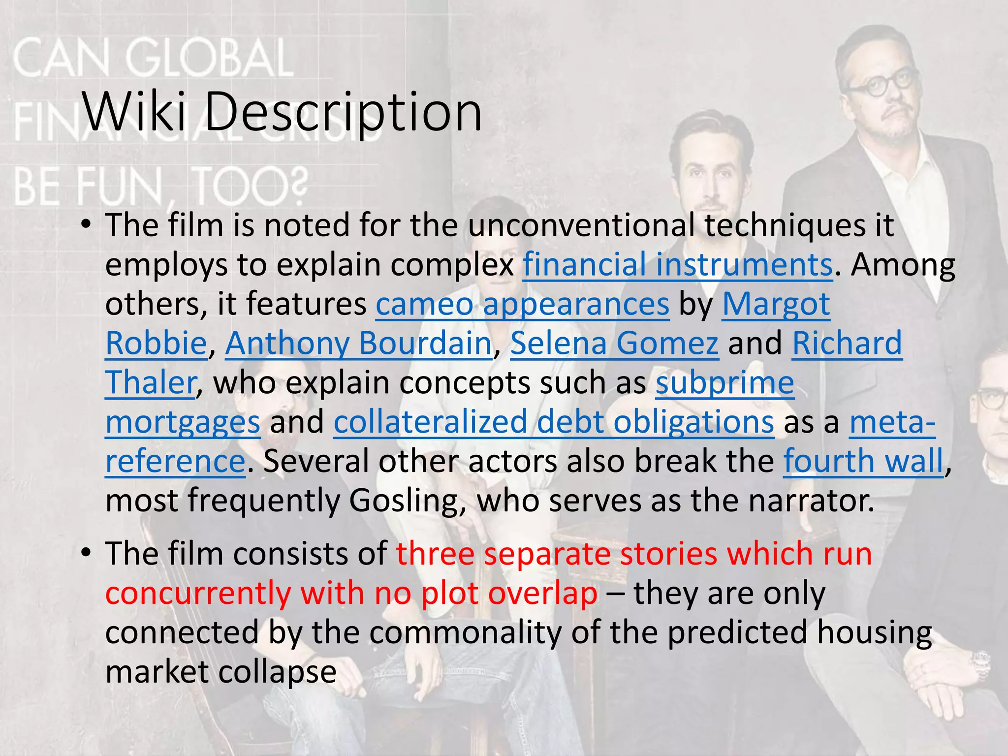 Intro to The Big Short | PPTX