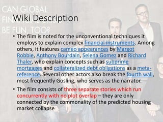 Intro to The Big Short | PPTX