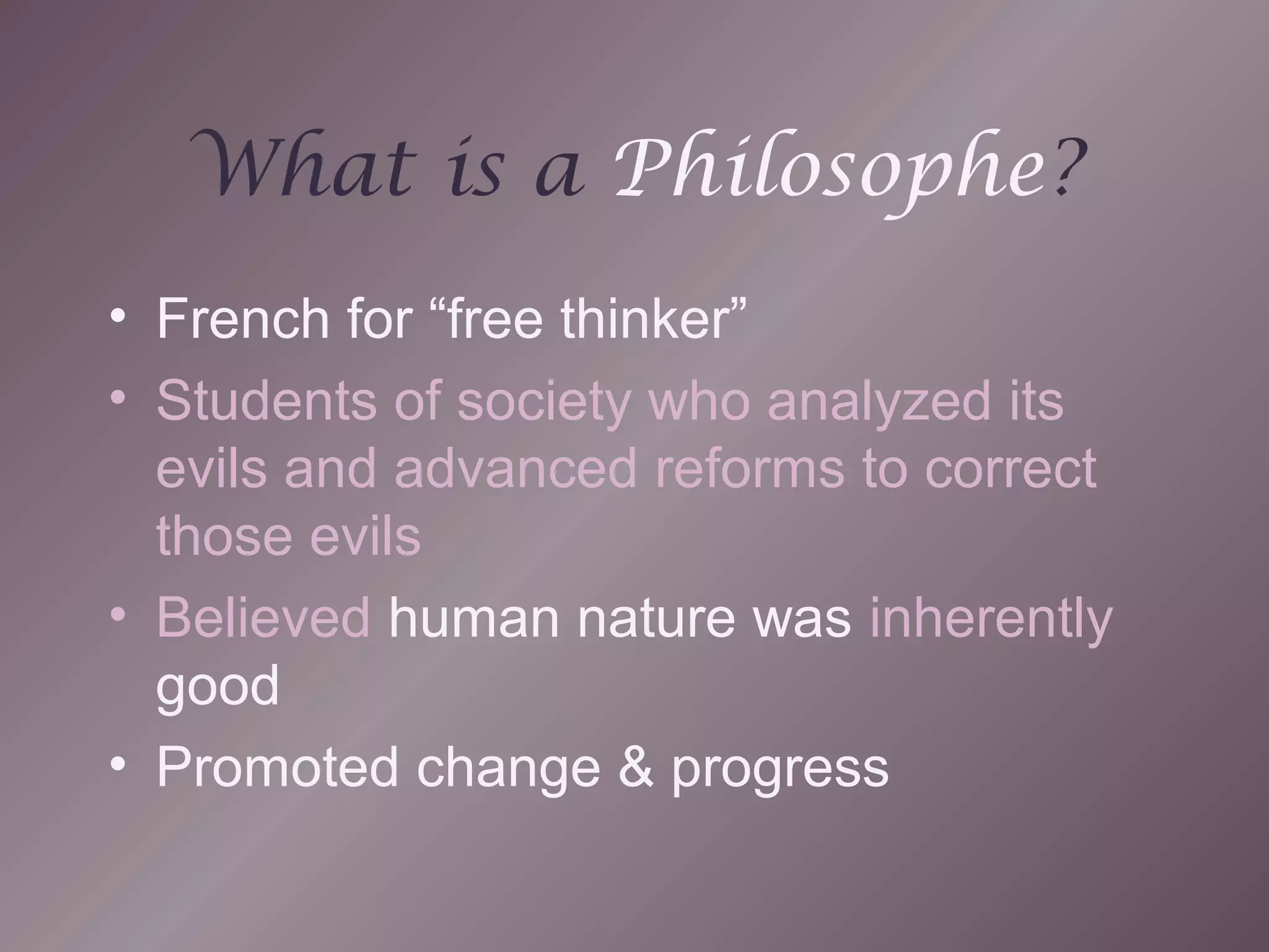 Intro to the Enlightenment | PPT