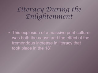 Intro to the Enlightenment | PPT
